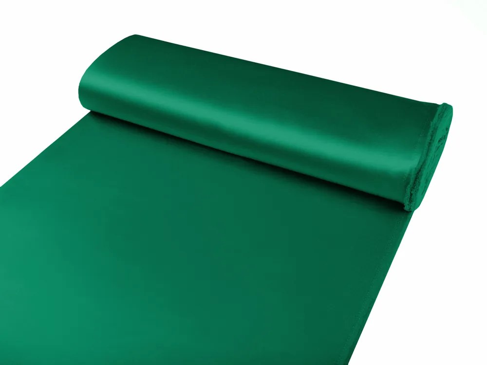 Biante Saténový závěs LUX-012 Zelený 140x250 cm