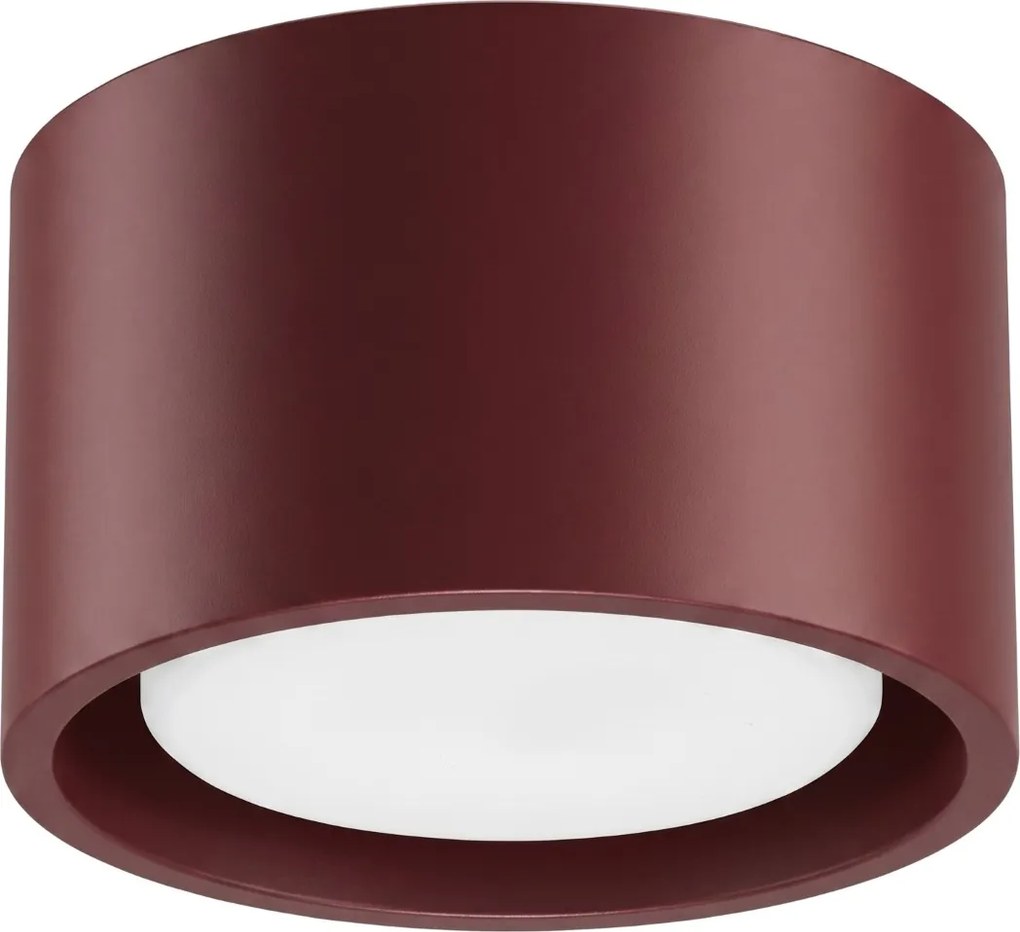 Sollux Lighting Stropní svítidlo MODO 1 bordó GX53