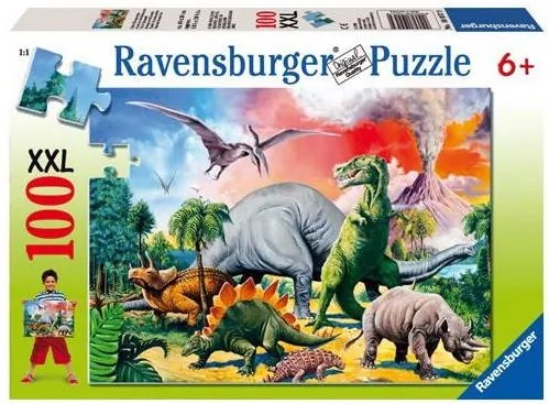 Puzzle ravensburger 109579 mezi dinosaury