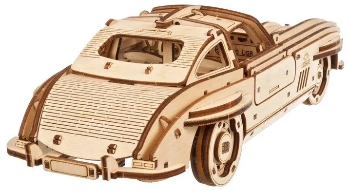 Ugears 3D dřevěné mechanické puzzle Auto Winged Sports Coupe
