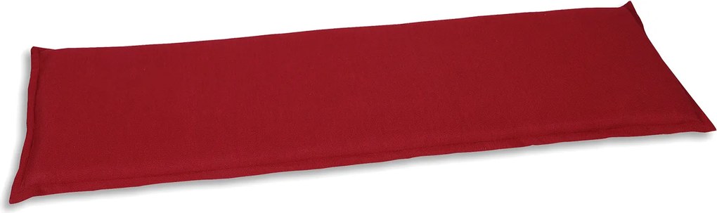 Go-De Textil Zahradní podložka / polštář, vodoodpudivá, nenáročná na údržbu. (podsedák na lavici, 3 místa k sezení, třešňová červená)