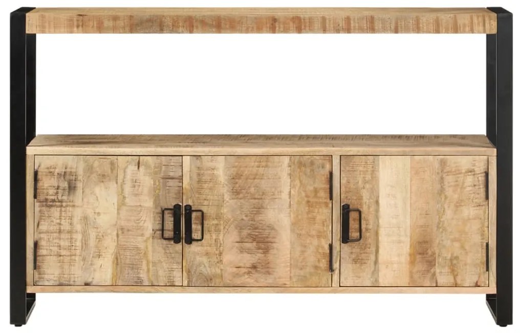 Odkládací skříňka 120 x 30 x 75 cm masivní mangovníkové dřevo 247923