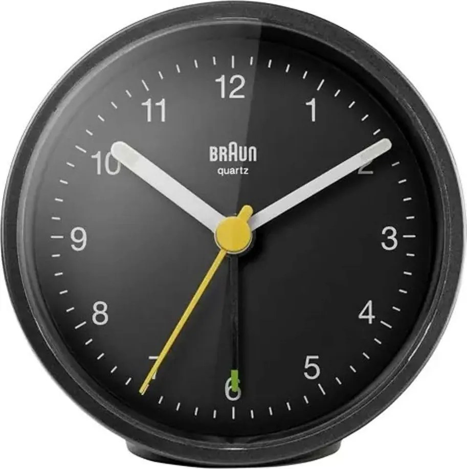 Braun - Analogový budík BC12, černá 4007218670472