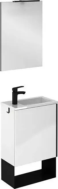 Riva Indus Koupelnový set, 46 cm, dřevotříska, bílý