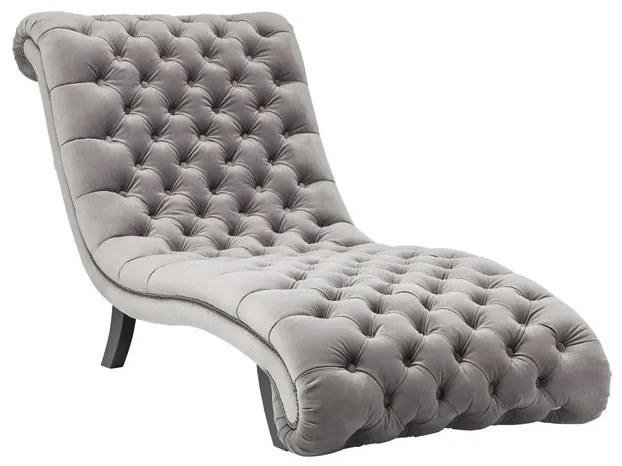 KARE DESIGN Odpočinková židle Desire Velvet Silver