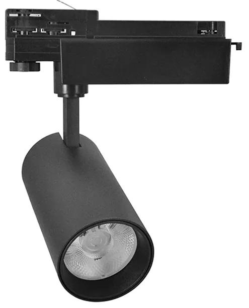 RedLED LS-LS-10W Lištové svítidlo LED 10W, černé, 3000K, Ra90 pro kolejnicový  systém 3F, vybaveno čipem Philips a předřadníkem OSRAM. | K