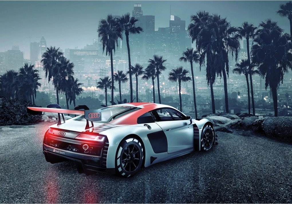 Komar Papírová fototapeta Audi R8 Los Angeles 368 x 254 cm