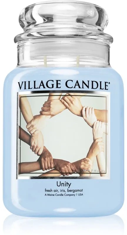 Village Candle Unity vonná svíčka (Glass Lid) 602 g