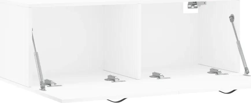 vidaXL Nástěnná skříňka 100 x 36,5 x 35 cm kompozitní dřevo [830124] Barva: bílá s vysokým leskem