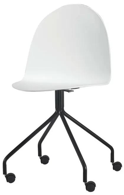Kancelářská židle BRUNA bílá / černá Tempo Kondela