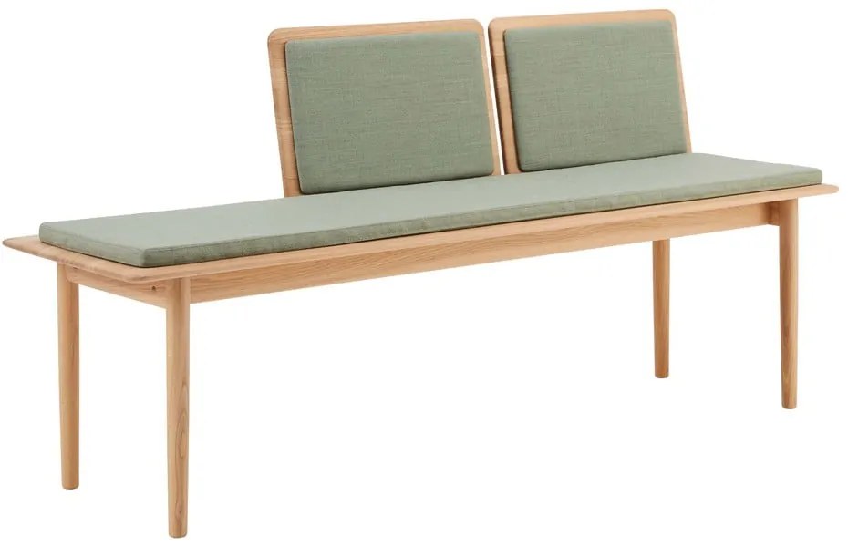 Světle zelená vlněná lavice Elba - Hammel Furniture