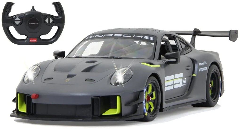 Jamara porsche 911 gt2 rs clubsport 25 1:14 šedé 2,4ghz manual door