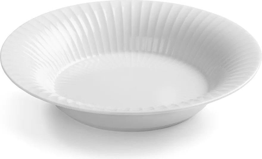 Bílý porcelánový polévkový talíř Kähler Design Hammershoi, ⌀ 21 cm