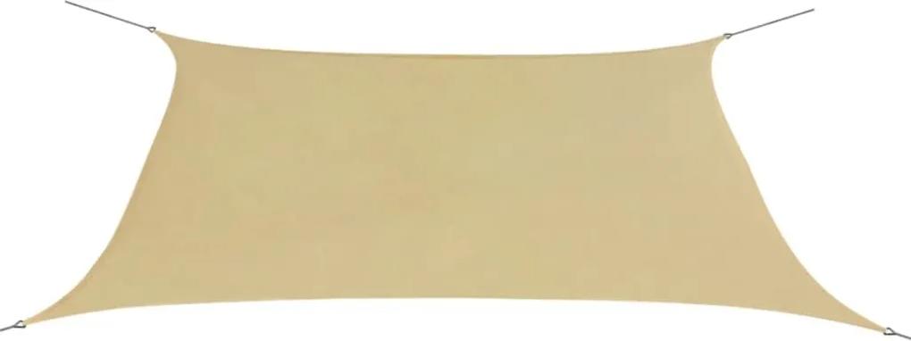 vidaXL Stínící plachta oxfordská látka obdélníková 2 x 4 m [42293] Barva: krémová