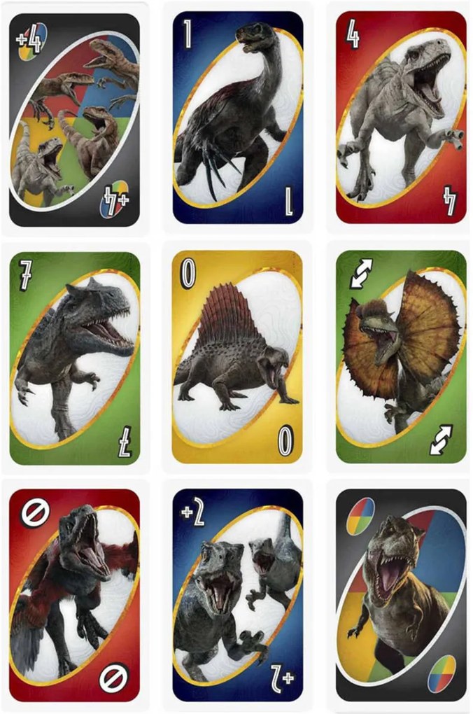 MATTEL HRA Uno karty Jurský svět Nadvláda *SPOLEČENSKÉ HRY* 25gxd72