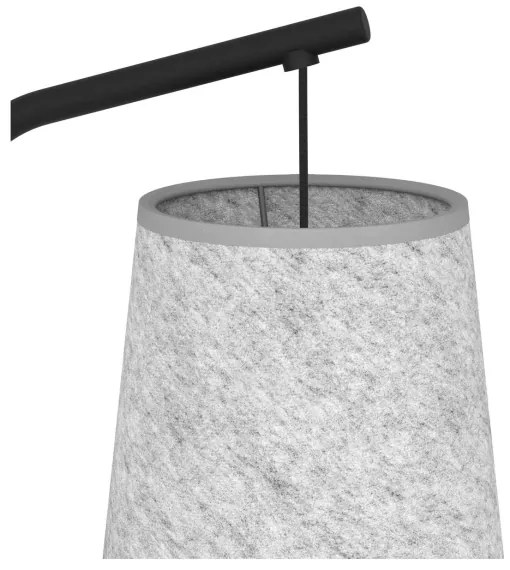 Eglo 43987 - Stojací lampa ALSAGER 1xE27/40W/230V šedá