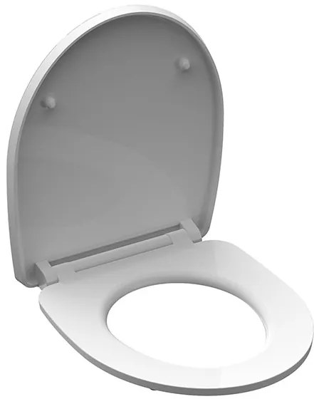Eisl Sanitär WC prkénko Duroplast Soft Close Broken Glas High Gloss 82585
