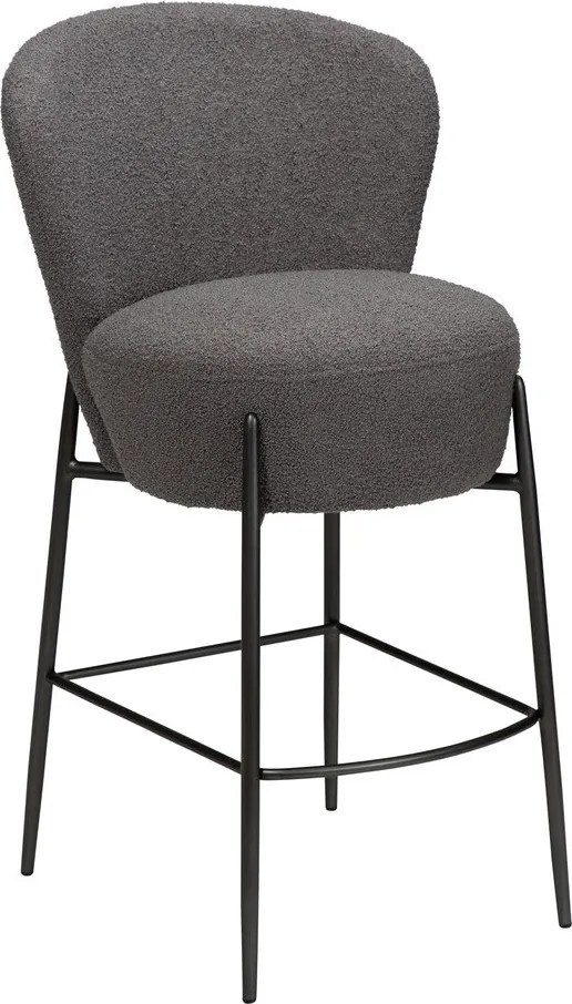 Šedá barová židle (výška sedáku 68 cm) Orbit – DAN-FORM Denmark