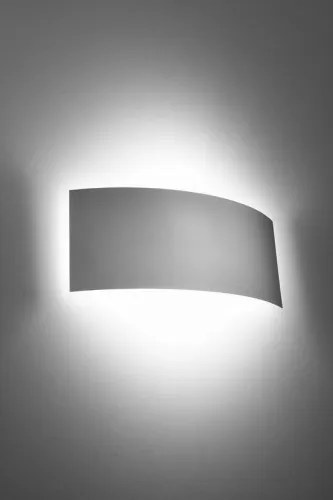 Nástěnné svítidlo SOLLUX Magnus G9 2x40W bez zdroje ocel bílá SL.0936