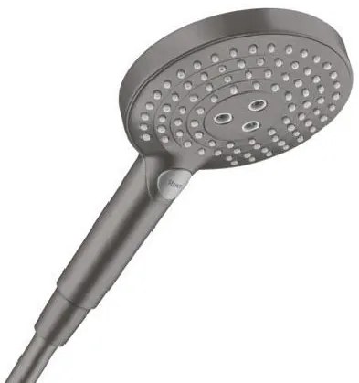 Hansgrohe Raindance Select S - Sprchová hlavice 120, 3 proudy, EcoSmart, kartáčovaný černý chrom 26531340