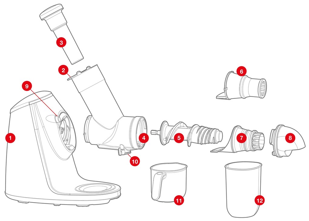 Odšťavňovač G21 Gracioso horizontal - z výstavy