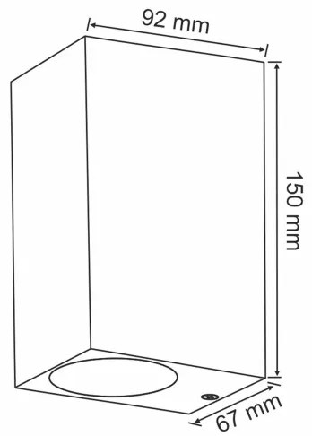 Venkovní nástěnné svítidlo BOSTON 2xGU10/10W/230V antracit