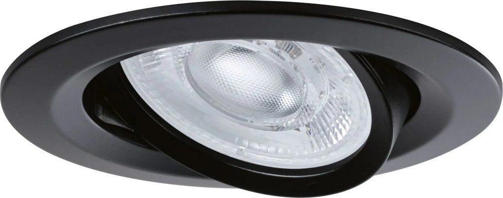 P 92418 LED vestavné svítidlo Nova Plus GU10 Flat IP65 93mm 3x4,9W 230V stmívatelné 2700K černá mat - PAULMANN