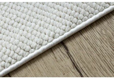 koberec CASABLANCA PLUS krémový Jednobarevný, smyčkový velikost 350x400 cm | krásné koberce cz
