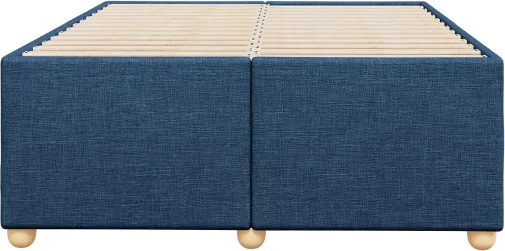 Rám postele bez matrace modrá 120x200 cm textil 3284728