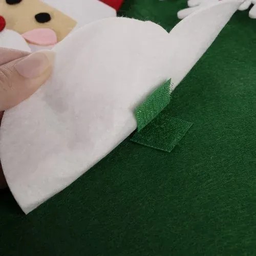 DIY plstěný vánoční stromeček na zeď - 90 cm