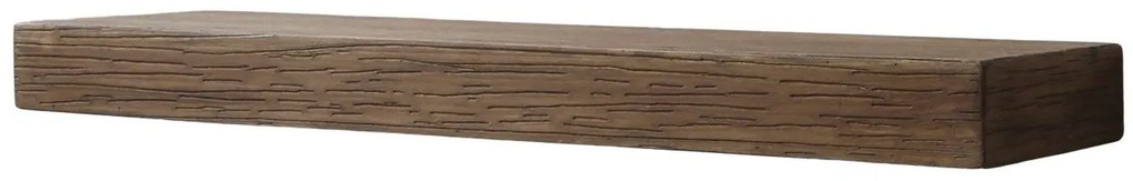 Hnědá antik dřevěná nástěnná polička Sven - 60*18*5 cm