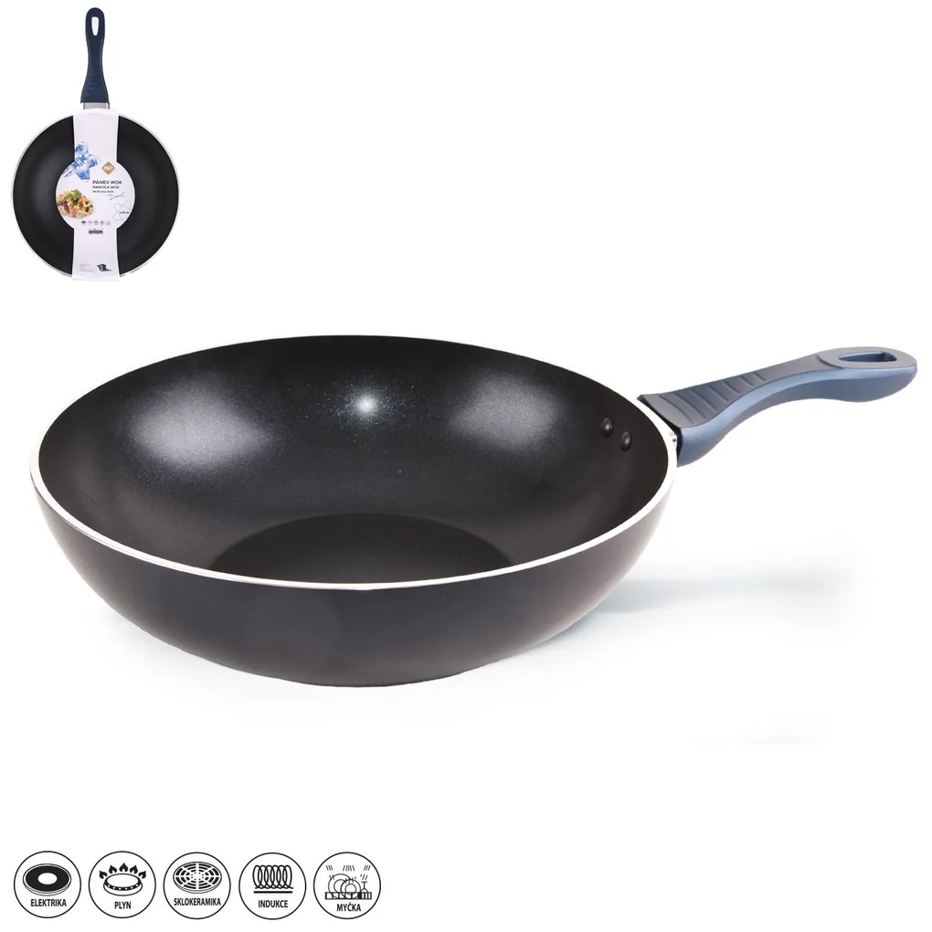 Pánev WOK DIAMANT nepřilnavý povrch 30 cm