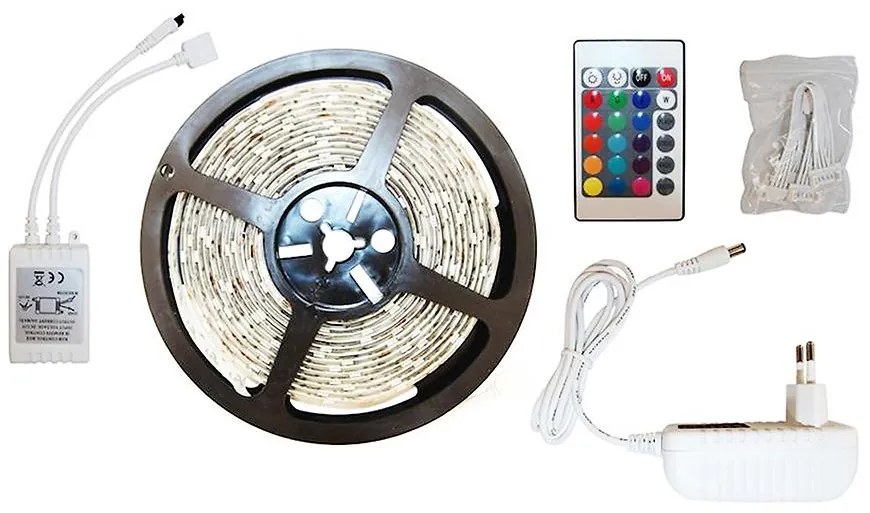 Sada RGB 5m 36W 150LED IP65 EK291