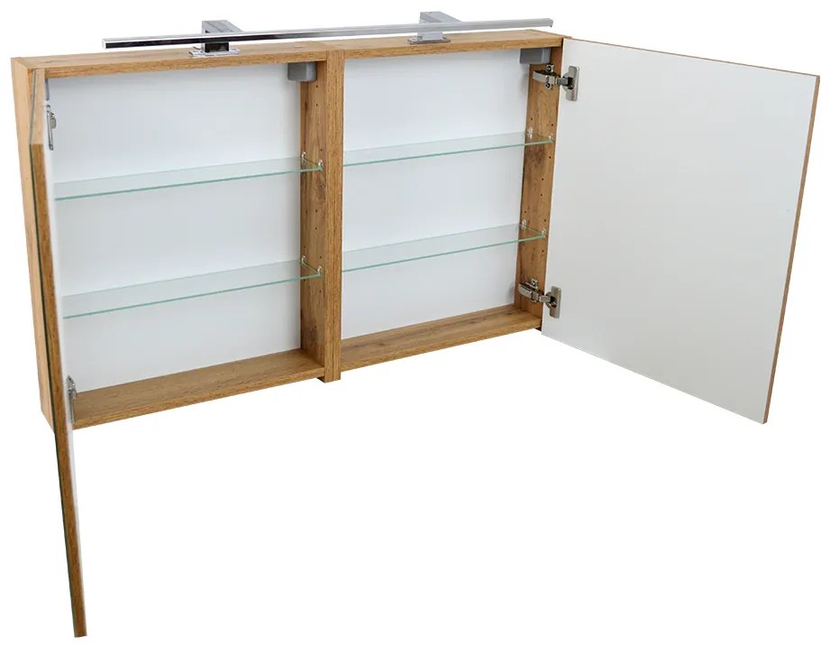 Comodo Zrcadlová skříňka Ideal OW 100 ZS LED-CR s osvětlením Any LED 80 CR, chrom