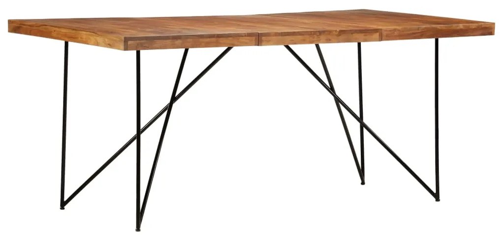 Jídelní stůl 180 x 90 x 76 cm masivní akáciové dřevo 282881