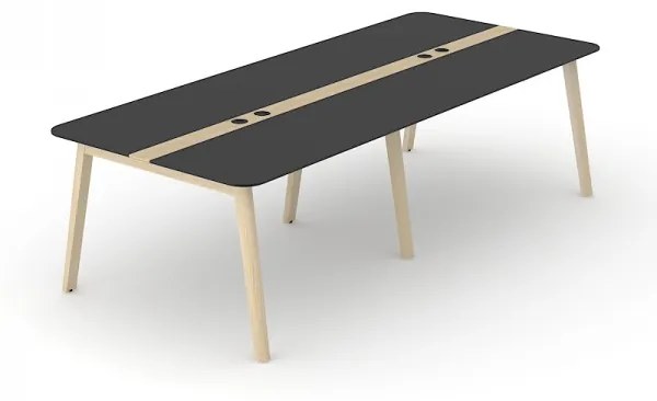 NARBUTAS - Jednací stůl NOVA WOOD HPL 280 x 120 cm