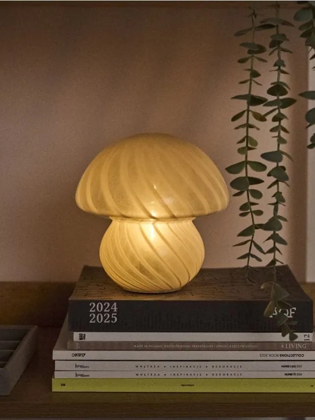 Sinsay - LED stolní lampa ve tvaru houby - bílá
