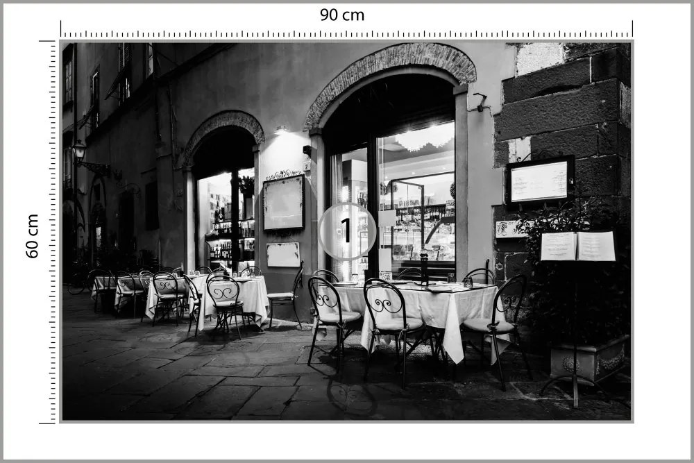 Fototapeta Italská Ulice Hladký vinyl 135x90