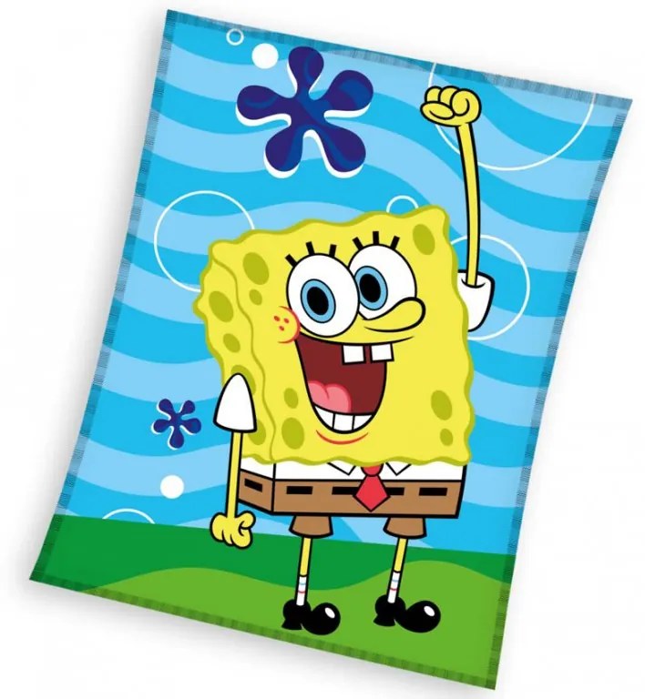 Dětská deka Sponge Bob Zábava v Moři 130x170 cm