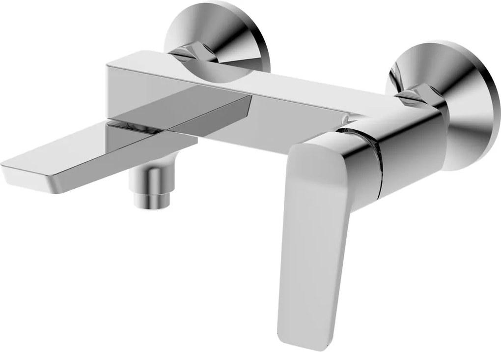 Aqualine Flery sprchová baterie nástěnná 150 cm páková otočné ramínko chrom FY010