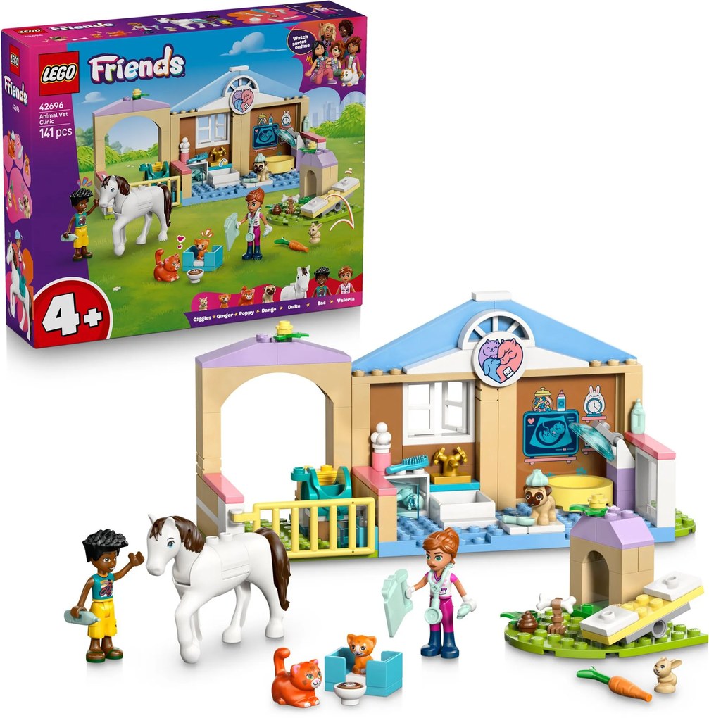 Lego® friends 42696 veterinární klinika se zvířátky 5702018060469