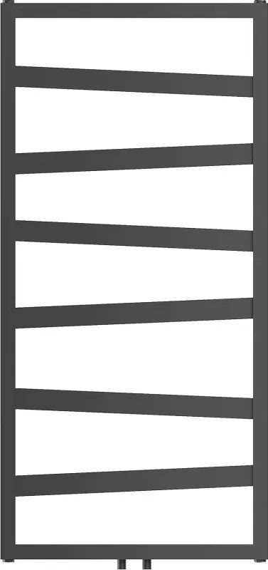 Mexen, Mexen Zoom dekorativní koupelnový radiátor 1100 x 530 mm, 376 W, antracit - W130-1100-530-00-66