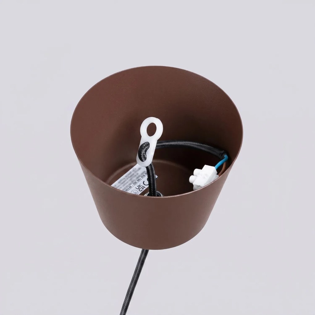 Sollux Lighting Závěsné svítidlo BILO hnědé
