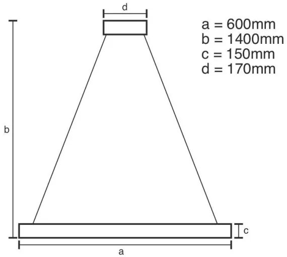 Brilagi - LED Stmívatelný křišťálový lustr na lanku HALO LED/40W/230V + DO