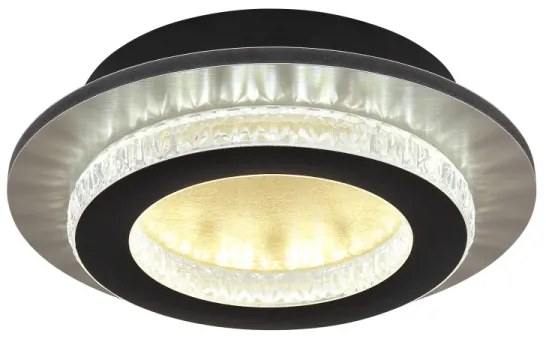Globo 48042-12G - LED Stropní svítidlo JAYDEN LED/12W/230V pr. 20 cm černá