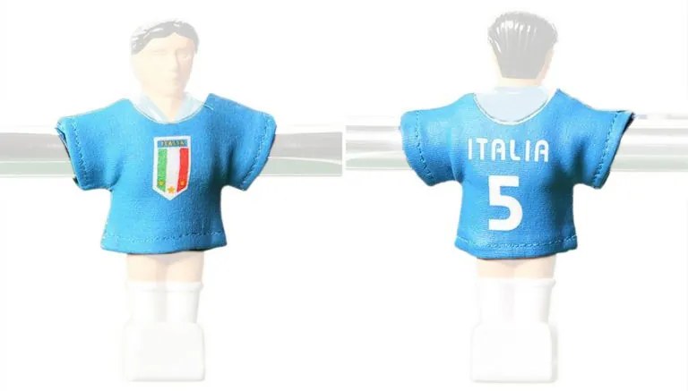 Náhradní fotbalové dresy Itálie 11 ks