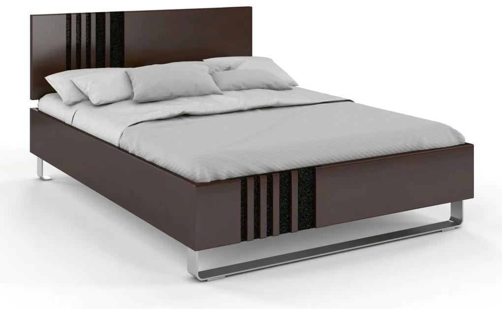 Buková postel Kelly - zvýšená   ,  140x200 cm