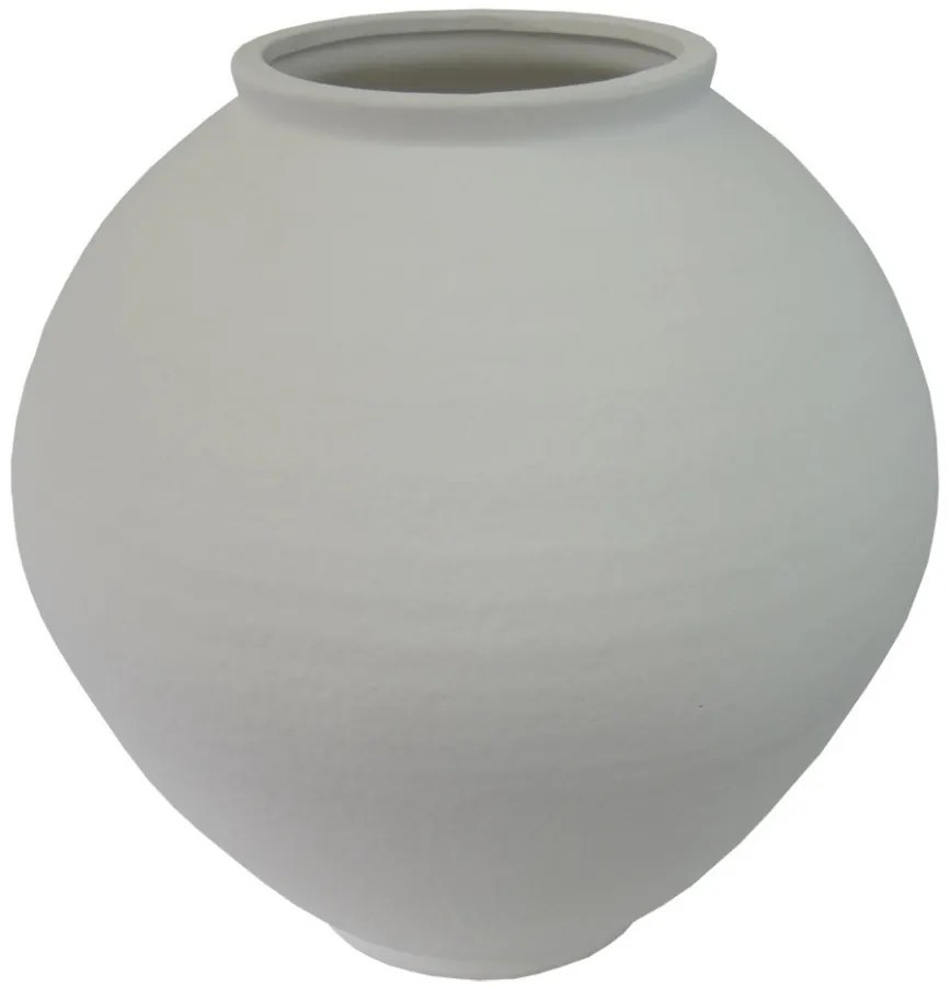 Keramická váza Stardeco bílá 35x34,5 cm