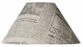 LUCIDE Shade D25 H13cm Newspaper Print, stínítko