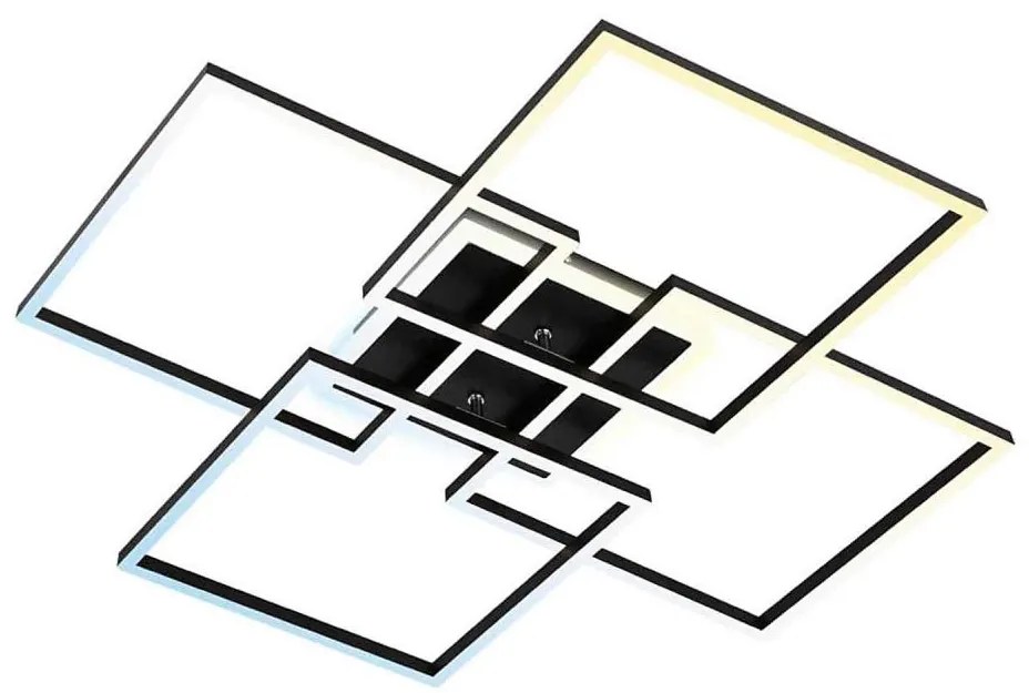 Brilo - LED Stm strop svítidlo FRAME 50W/230V Wi-Fi Tuya + DO 72,4x72,4cm černá 3515-015